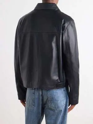 AMI Paris Leather Jacket