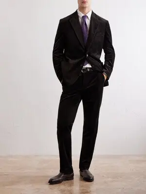 DE PETRILLO Forcella Cotton-blend Corduroy Suit Jacket