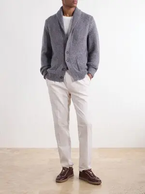 Eleventy Wool-blend Cardigan - Gray