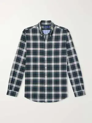 Polo Ralph Lauren Checked Cotton Shirt - Blue
