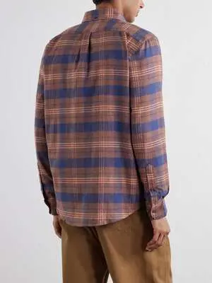 Portuguese Flannel Logia Checked Cotton-flannel Shirt