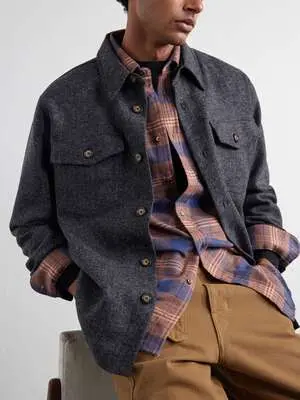Portuguese Flannel Logia Checked Cotton-flannel Shirt
