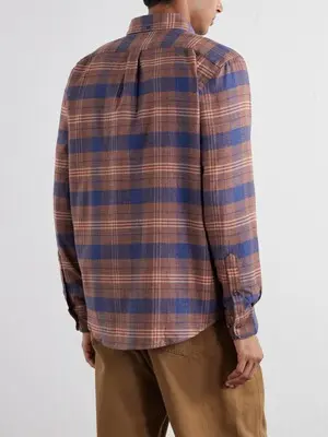 Portuguese Flannel Logia Checked Cotton-flannel Shirt