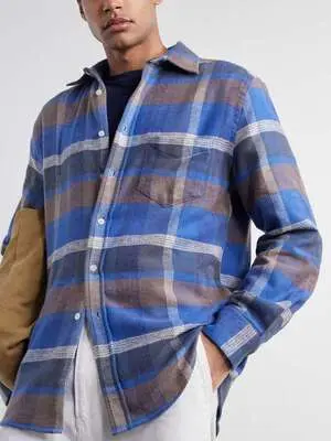 Portuguese Flannel Alpino Checked Cotton-flannel Shirt