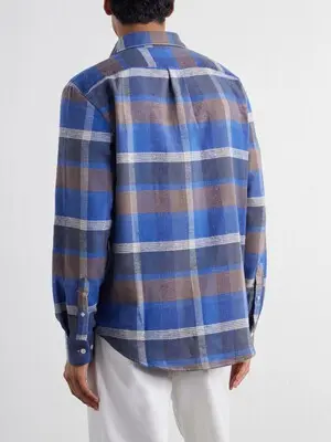 Portuguese Flannel Alpino Checked Cotton-flannel Shirt