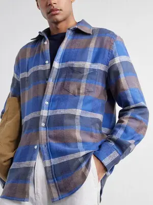 Portuguese Flannel Alpino Checked Cotton-flannel Shirt