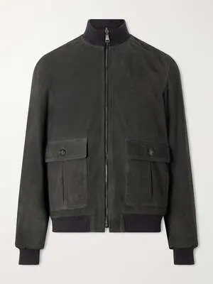 VALSTAR Reversible Suede Jacket - Black