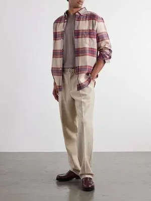 Portuguese Flannel Sabela Checked Cotton-flannel Shirt