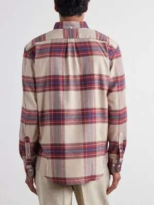 Portuguese Flannel Sabela Checked Cotton-flannel Shirt