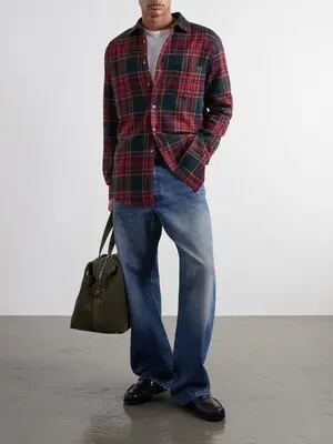 Portuguese Flannel Bravio Checked Cotton-flannel Shirt