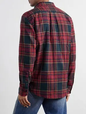 Portuguese Flannel Bravio Checked Cotton-flannel Shirt