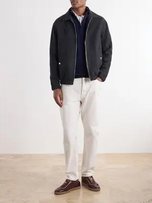 Eleventy Wool Bomber Jacket