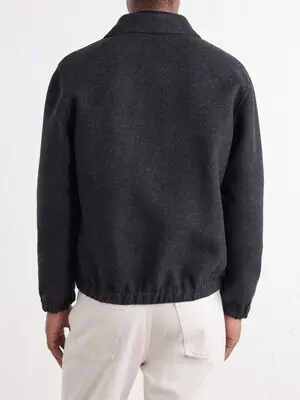 Eleventy Wool Bomber Jacket