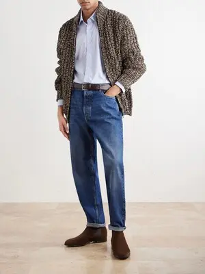 Thom Sweeney Lecce Striped Cotton-poplin Shirt