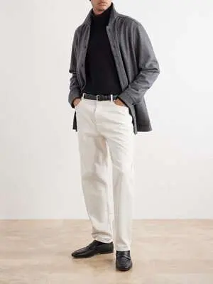 Thom Sweeney Cashmere-blend Overshirt