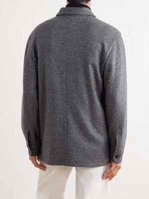 Thom Sweeney Cashmere-blend Overshirt