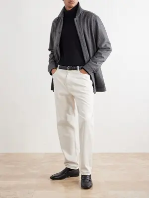 Thom Sweeney Cashmere-blend Overshirt