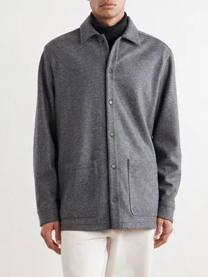 Thom Sweeney Cashmere-blend Overshirt