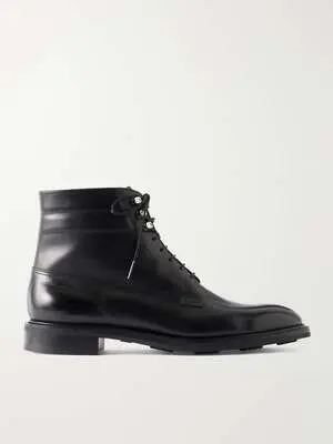 John Lobb Alder Leather Boots - Black