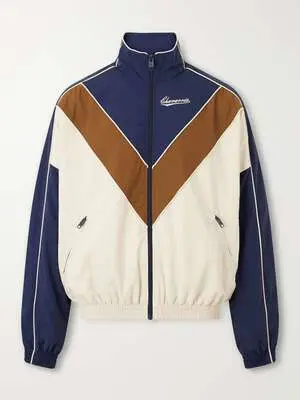 WILLY CHAVARRIA Bad Body Cotton-jersey Track Jacket - Blue
