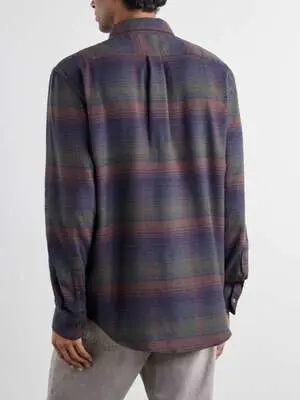 Portuguese Flannel Old Pine Checked Cotton-flannel Shirt