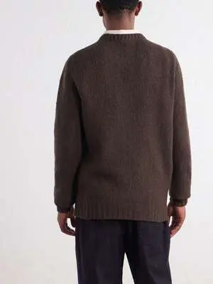De Bonne Facture Ribbed Wool Sweater