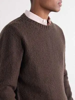 De Bonne Facture Ribbed Wool Sweater