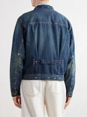Ralph Lauren Embellished Denim Jacket - Blue