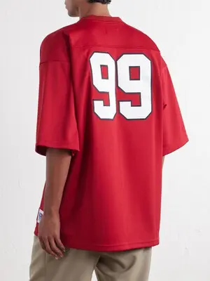 WILLY CHAVARRIA Embroidered Jersey T-shirt - Red