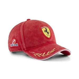 PUMA Scuderia Ferrari Replica Monza Lewis Hamilton Adjustable Hat - Red