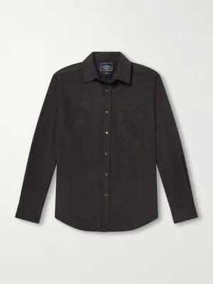 Portuguese Flannel Sounds Cotton-flannel Shirt - Brown