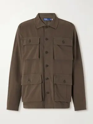Polo Ralph Lauren Cotton-moleskin Overshirt - Green