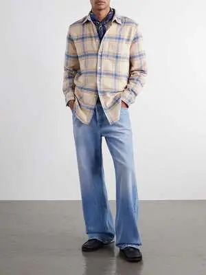 Portuguese Flannel Serena Checked Cotton-flannel Shirt
