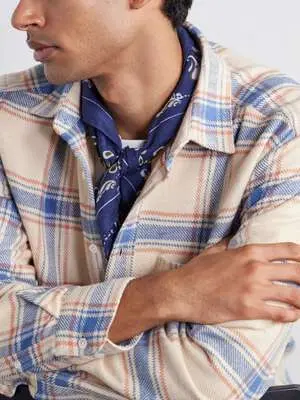Portuguese Flannel Serena Checked Cotton-flannel Shirt