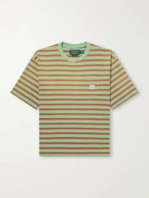 Polo Ralph Lauren Striped Cotton-jersey T-shirt - Brown