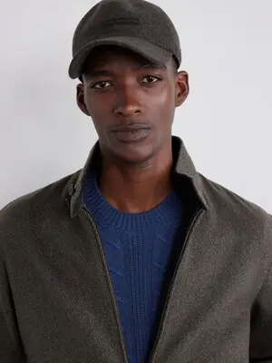 Zegna Oasi Logo-embellished Cashmere Baseball Cap