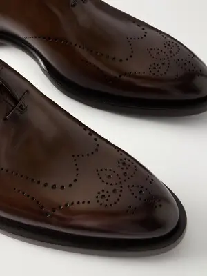 Berluti Alessandro Ajoure Leather Oxford Shoes