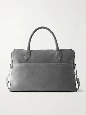 METIER Closer Suede Briefcase - Gray