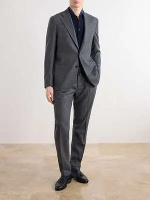 DE PETRILLO Posillipo Wool And Cashmere-blend Suit Jacket