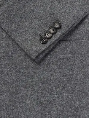 DE PETRILLO Posillipo Wool And Cashmere-blend Suit Jacket - Gray
