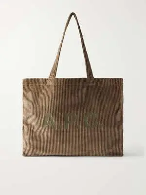 A.p.c. Diane Logo-printed Cotton Tote Bag