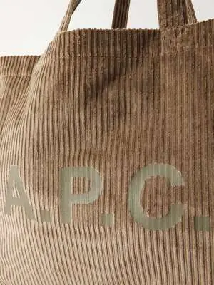 A.p.c. Diane Logo-printed Cotton Tote Bag