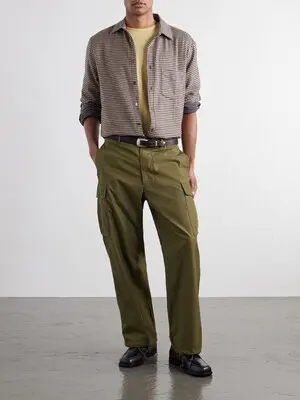 Portuguese Flannel Houndstooth Organic Cotton-flannel Shirt