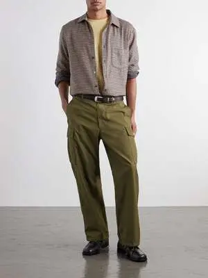 Portuguese Flannel Houndstooth Organic Cotton-flannel Shirt