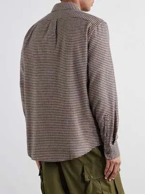 Portuguese Flannel Houndstooth Organic Cotton-flannel Shirt