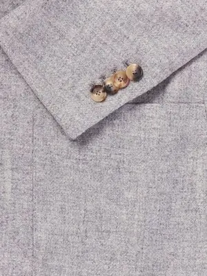 DE PETRILLO Posillipo Wool And Cashmere-blend Blazer - Gray
