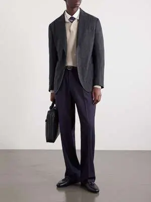 DE PETRILLO Faro Wool And Cashmere-blend Blazer