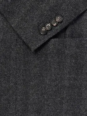 DE PETRILLO Faro Wool And Cashmere-blend Blazer - Gray