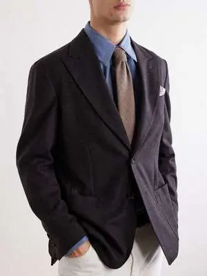 DE PETRILLO Faro Wool And Cashmere-blend Blazer