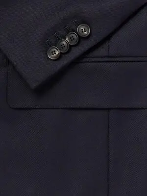DE PETRILLO Sorrento Wool-twill Suit Jacket